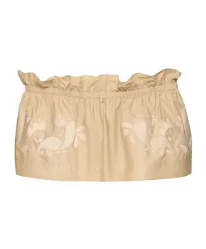 TWINSET Off-shoulder Strapless Top