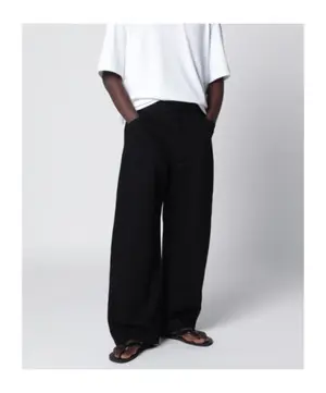 LEMAIRE Wide-leg Cotton Trousers