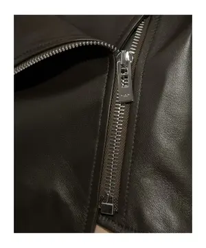 Alaïa Long-sleeved Leather Jacket