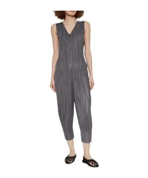 PLEATS PLEASE BY ISSEY MIYAKE Zip Pleated Jumpsuit