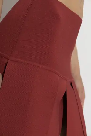 Alaïa Slit Midi Skirt