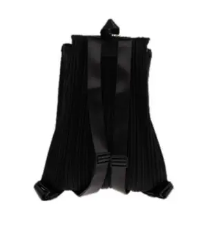 PLEATS PLEASE BY ISSEY MIYAKE Pleats Please Issey Miyake Pleats Knapsack Backpack - Black
