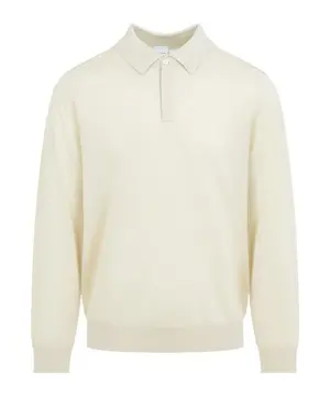 Paul Smith Long-sleeve Knitted Polo Shirt - Beige