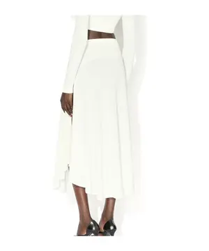 Alaïa Flared Knitted Skirt