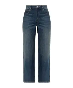 Isabel Marant Étoile Wide-leg Cropped Jeans - Blue