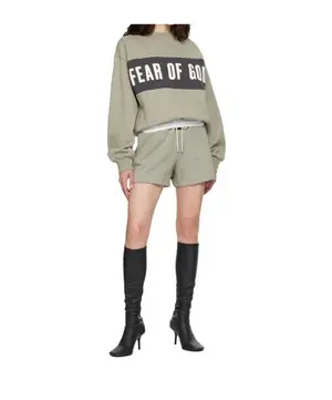 Fear Of God Long Sleeve Sweatshirt With Logo Embellishment