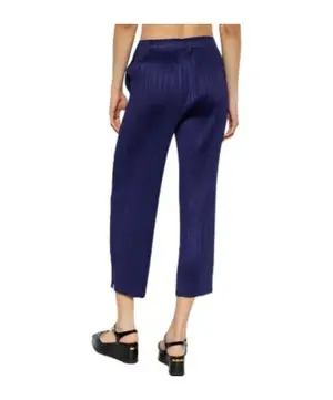 PLEATS PLEASE BY ISSEY MIYAKE Solid Color Casual Long Pants