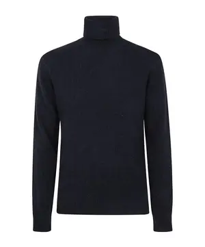 NUUR Long Sleeves Turtle Neck Sweater - Black