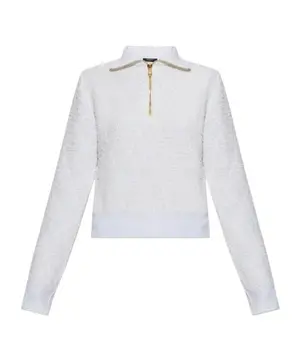 Balmain Long-sleeved Pullover - White