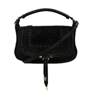 Chloé Zippered Shoulder Bag - Black