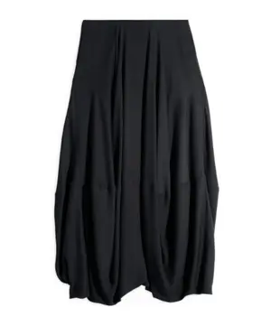 LEMAIRE Balloon Crepe Skirt - Granite