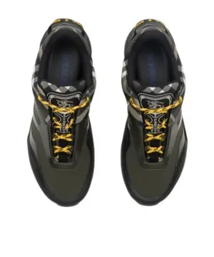 Burberry Check And Mesh Discover Sneakers