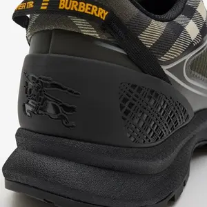 Burberry Check And Mesh Discover Sneakers