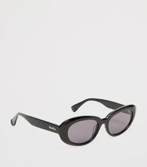 Max Mara Acetate Oval Sunglasses