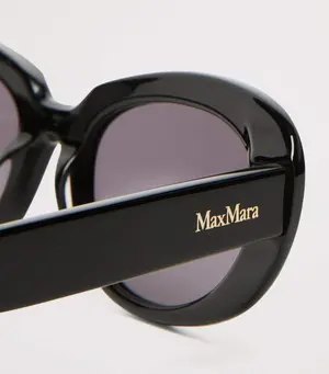 Max Mara Acetate Oval Sunglasses