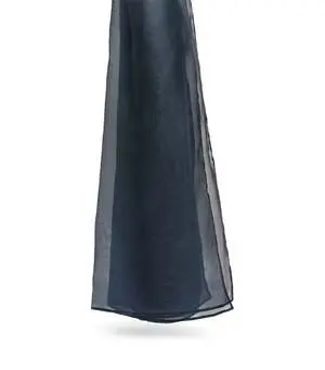 Max Mara Silk Scarf - Navy