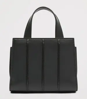 Max Mara Micro Quilted Whitney Top Handle Bag - Grey