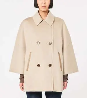 Max Mara Cashmere Double-breasted Cape