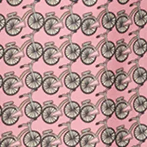 Max Mara Silk Bicycle Print Wide-leg Trousers