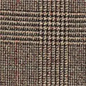 Burberry Wool-linen Blend Plaid Mini Dress With Belt