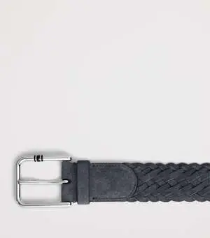 Montblanc Suede Woven Meisterstück Belt
