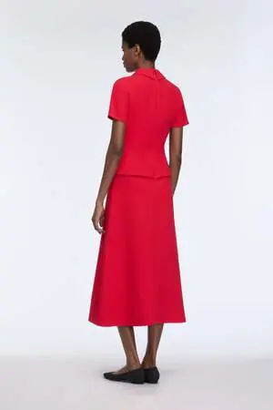 EMILIA WICKSTEAD Alexina Dress In Single Wool Crepe