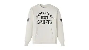 OVO X Nfl New Orleans Saints Crewneck Sweatshirt - Gray