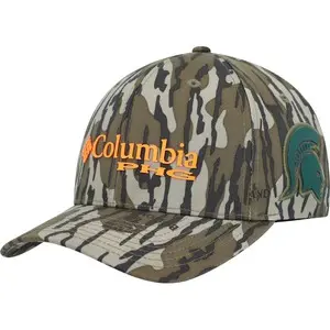 Columbia Mossy Oak Michigan State Spartans Bottomland Flex Hat - Camo