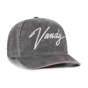 '47 Vanderbilt Commodores Reclaim Snow Wash Corduroy Hitch Adjustable Hat - Gray