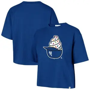 '47 Los Angeles Dodgers Ice Cream Helmet T-shirt - Royal
