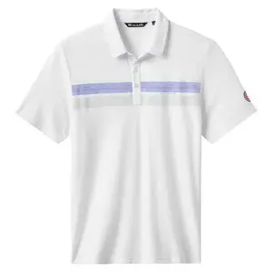 Travis Mathew Chicago Cubs Top Recruit Tri-blend Polo