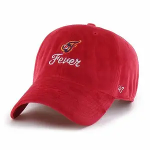 '47 Indiana Fever Spirited Velour Clean Up Adjustable Hat - Red