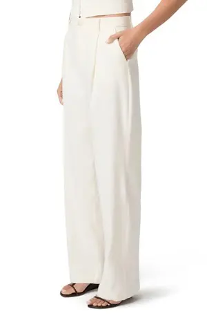 Paige Westin Pleated Straight Leg Pants