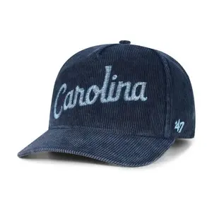 '47 North Carolina Tar Heels Reclaim Snow Wash Corduroy Hitch Adjustable Hat - Navy