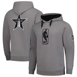 FISLL Nba Events Logoman Shadow Collection Pullover Hoodie - Gray