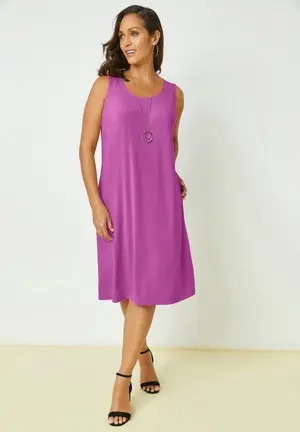JESSICA LONDON Stretch Knit Four-piece Wardrobe Set - Deep Orchid