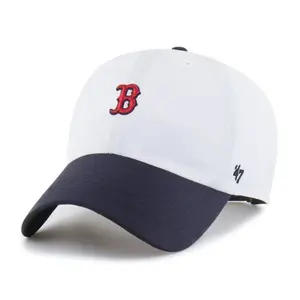 '47 Navy Boston Red Sox Vista Mini Clean Up Brrr° Adjustable Hat - White