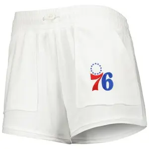 CONCEPTS SPORT Philadelphia 76ers Sunray Shorts - White