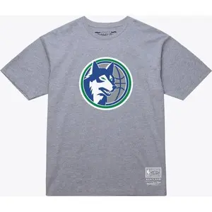 Mitchell & Ness Minnesota Timberwolves Hardwood Classics Arch T-shirt - Heather Gray