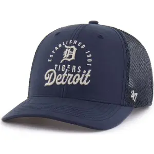 '47 Detroit Tigers Pitstop Trucker Adjustable Hat - Navy