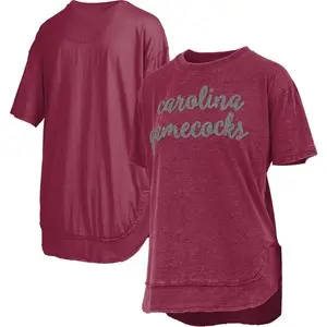PRESSBOX South Carolina Gamecocks Poncho T-shirt - Garnet