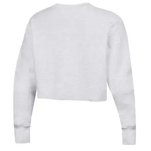 Champion Michigan Wolverines Reverse Weave Cropped Pullover Sweatshirt