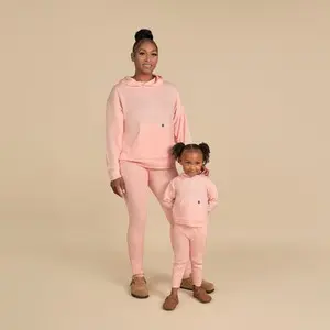 MODERN MOMENTS™ BY GERBER Mommy And Me Hooded Top And Leggings Set - Pink