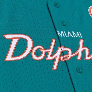 Mitchell & Ness Miami Dolphins Head Coach Mesh Full-button Fashion Jersey