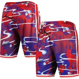 Mitchell & Ness Philadelphia 76ers Lunar New Year Swingman Shorts - Red