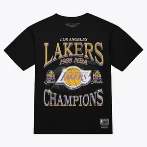 Mitchell & Ness Los Angeles Lakers Champions Era T-shirt - Black