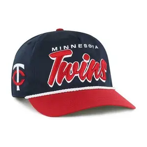 '47 Minnesota Twins Dropshadow Rope Hitch Adjustable Hat - Navy