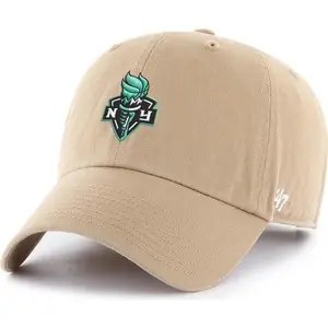 '47 47 New York Liberty Core Logo Clean Up Baseball Cap - Khaki