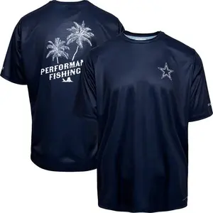 Columbia Dallas Cowboys Terminal Tackle Performance Fishing Omni-shade T-shirt - Navy