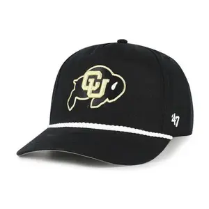 '47 Colorado Buffaloes Rope Hitch Adjustable Hat - Black